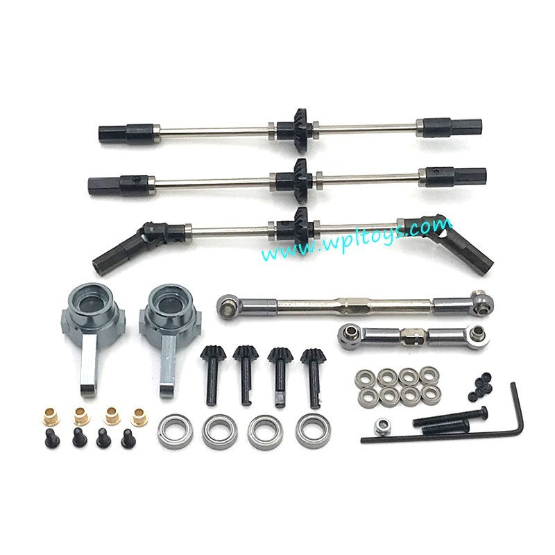 WPL B36 Upgrades Metal Front, center and rear axles, steel gears ...